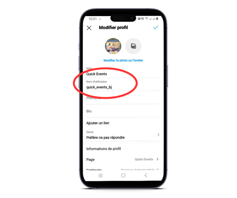 Changement de nom sur Instagram, guide étape par étape