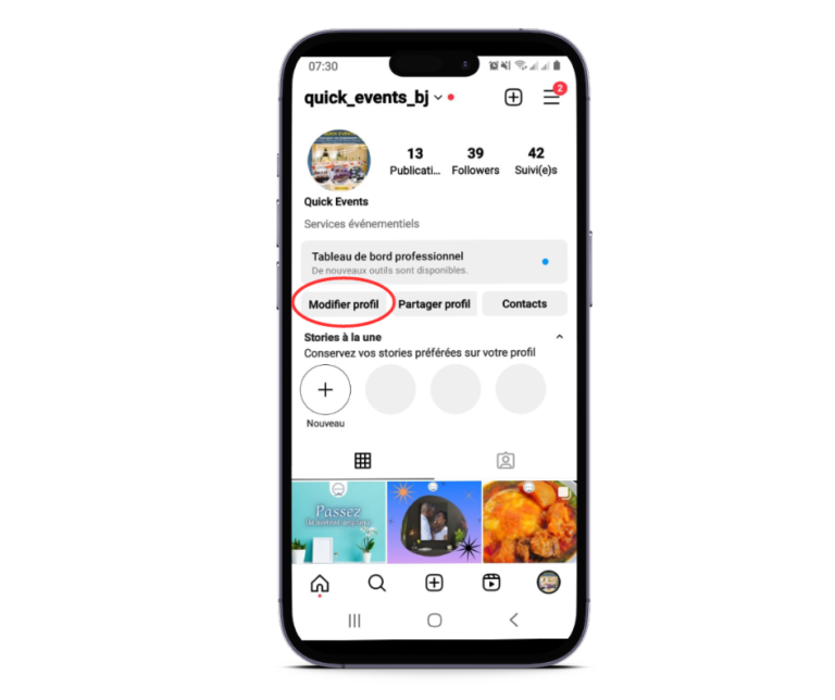 Changement de nom sur Instagram, guide étape par étape