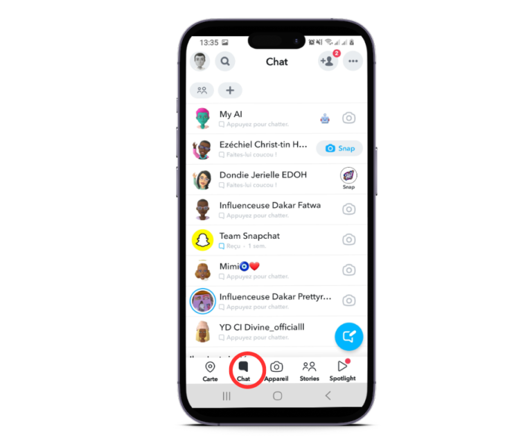 Comment créer un groupe sur Snapchat ? - LesRéseauxSociaux